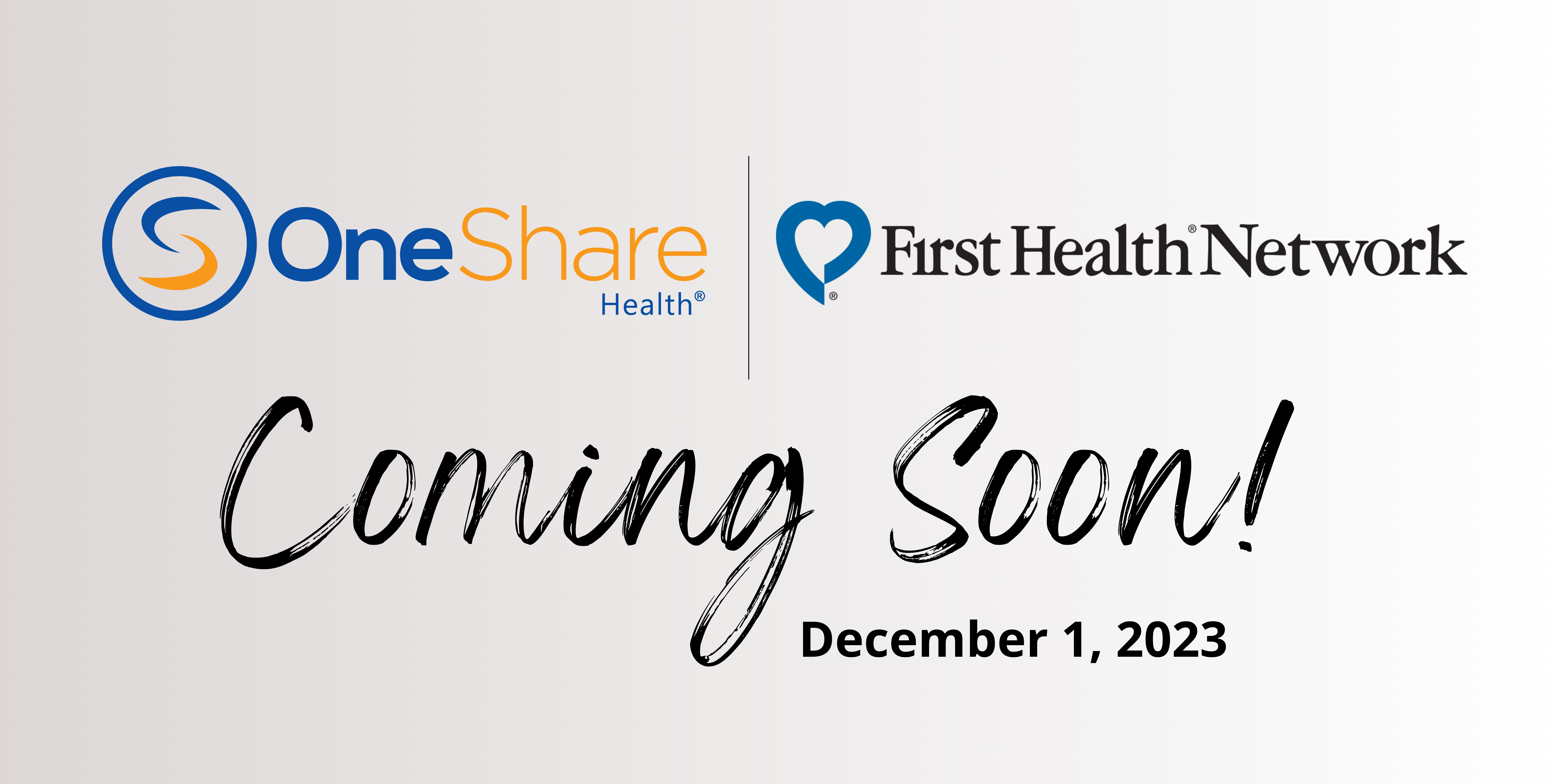 OneShare Health and the First Health Network | FAQs